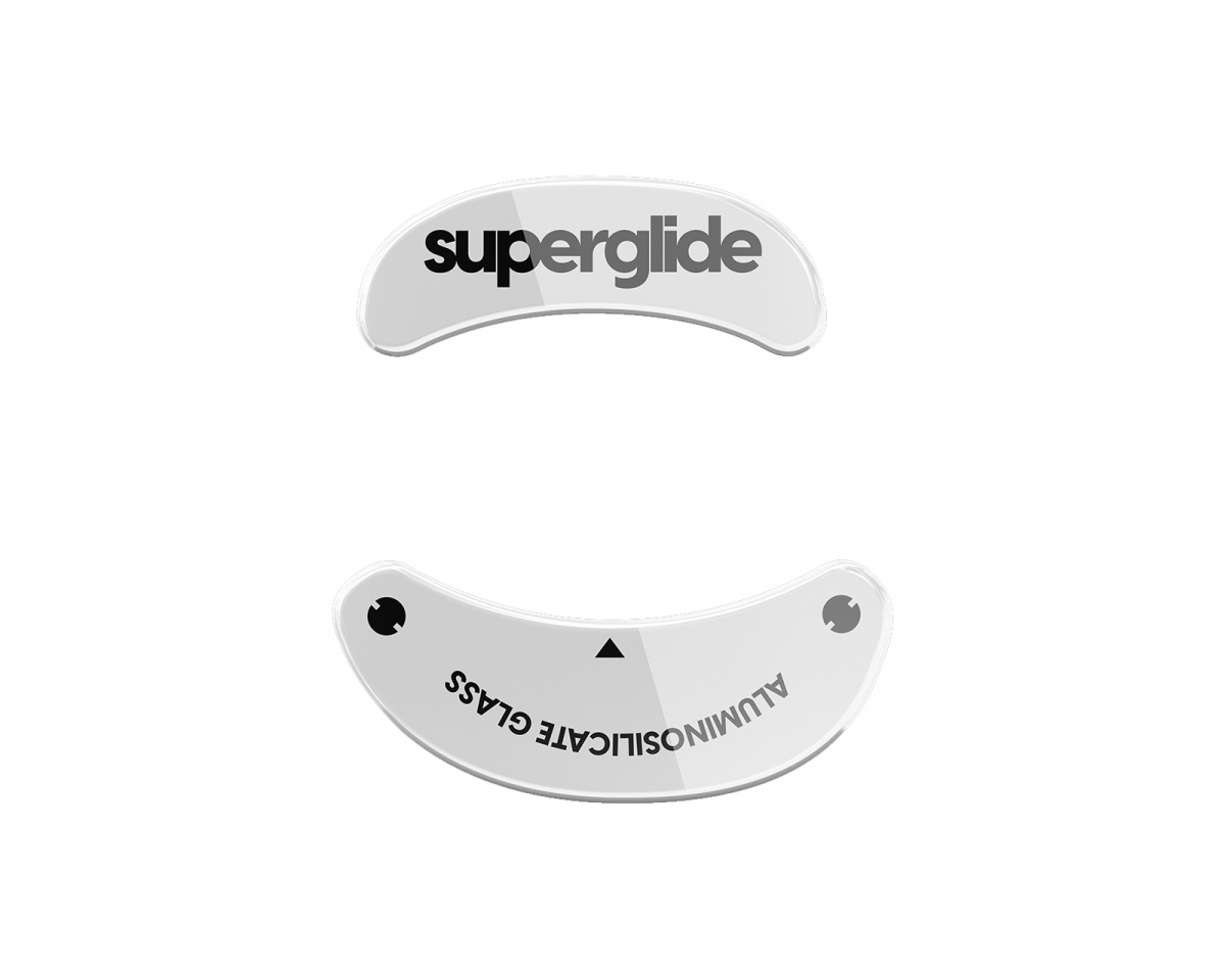 Superglide Glass Skates for Vaxee Zygen NP-01/Outset AX - White - us ...