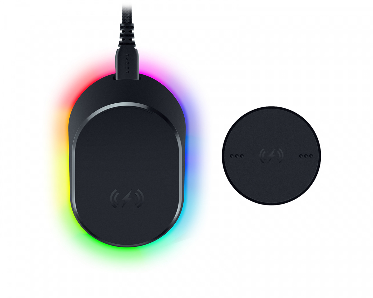 Razer Mouse Dock Pro + Charging Puck Bundle - 4KHz Transceiver - us ...