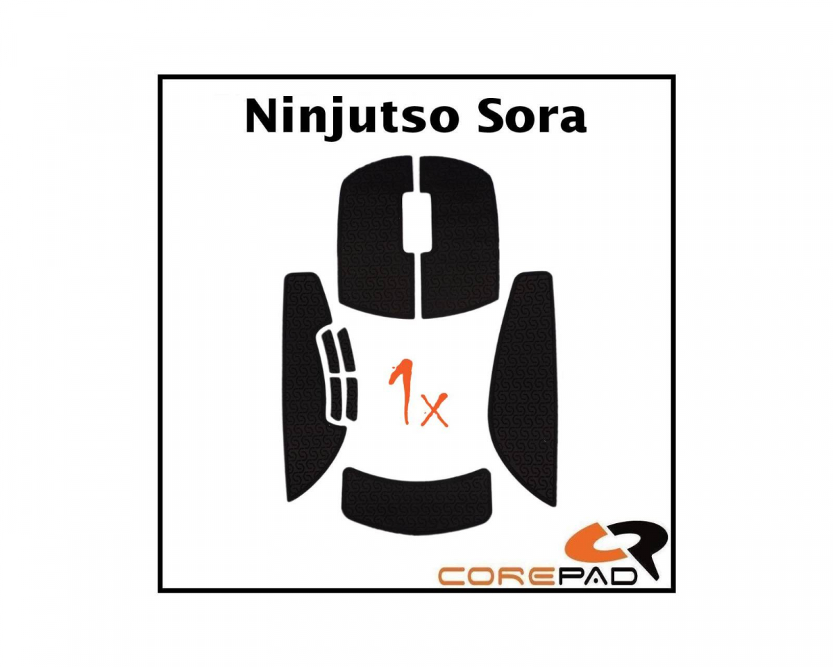 Corepad Soft Grips for Ninjutso Sora - Red - us.MaxGaming.com