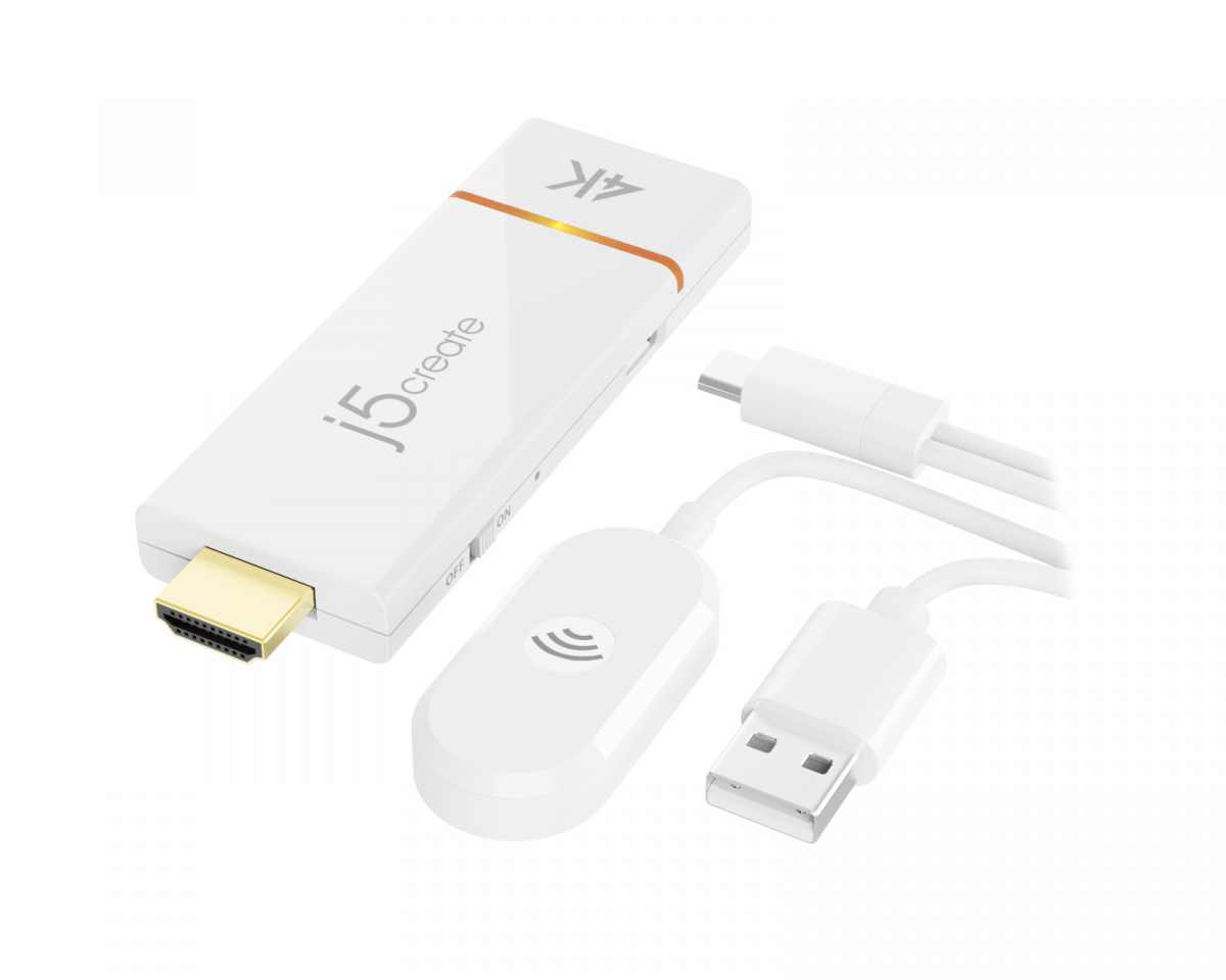 j5create ScreenCast 4K Wireless Display Adapter - us.MaxGaming.com