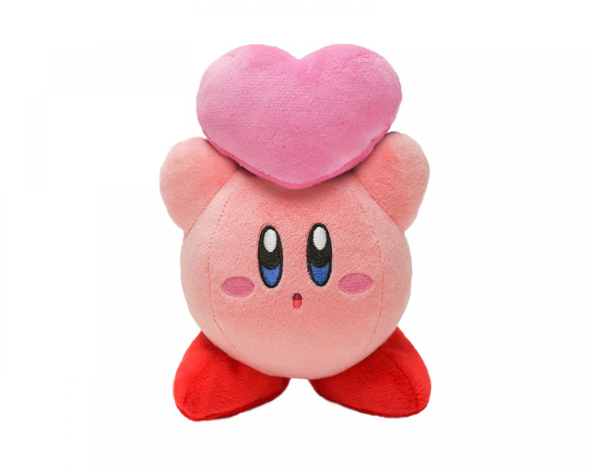 1UP Nintendo Together Plush Kirby W. Heart - 16cm - us.MaxGaming.com