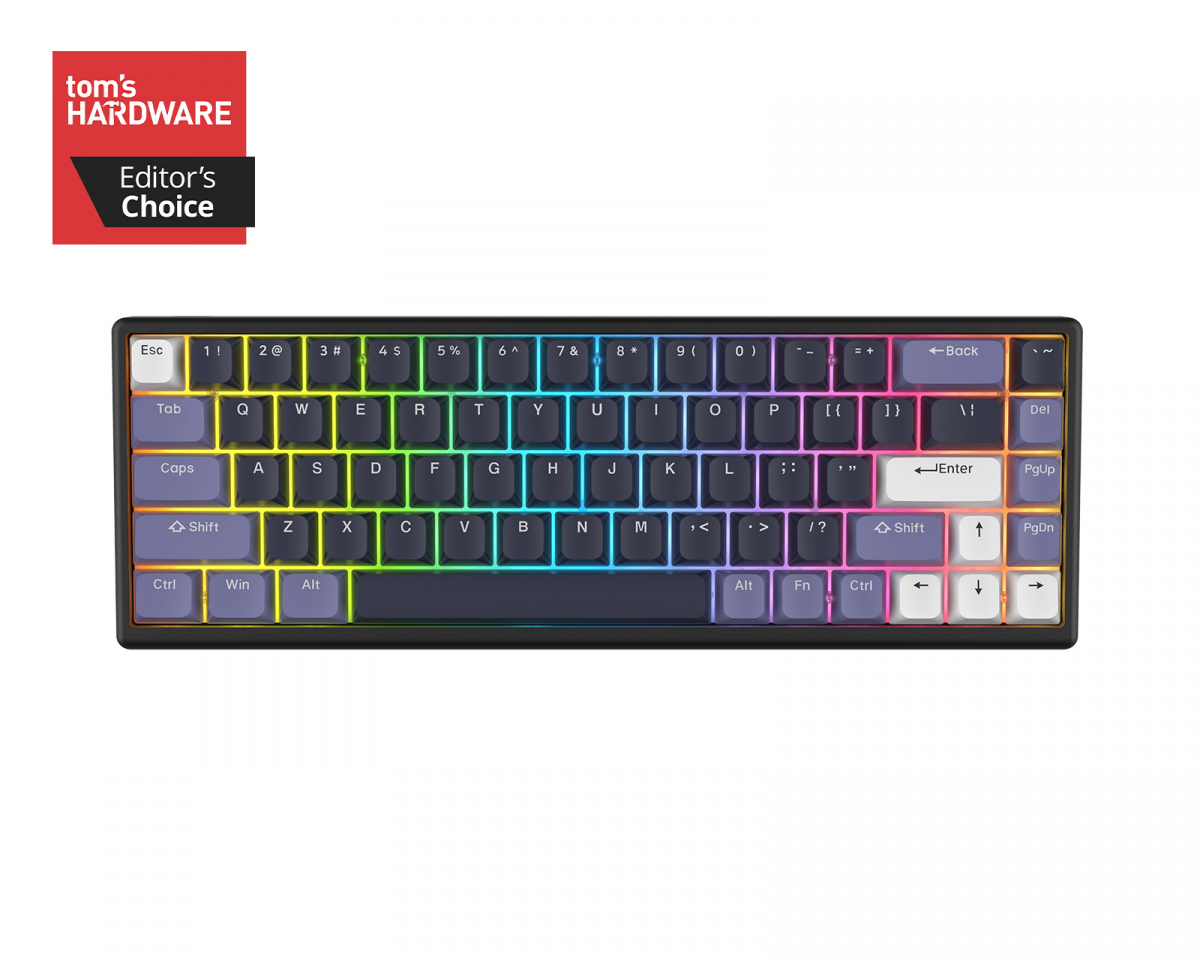 Arbiter Studio Polar 65 - Magnetic Gaming Keyboard - Midnight Lilac ...