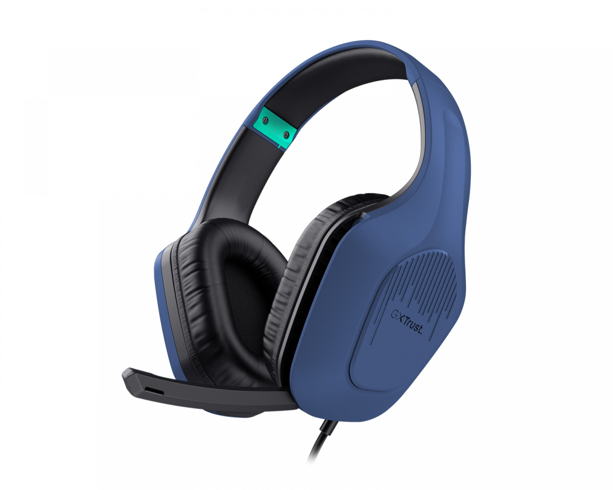 Trust GXT 415B Zirox Gaming Headset - Blue - us.MaxGaming.com