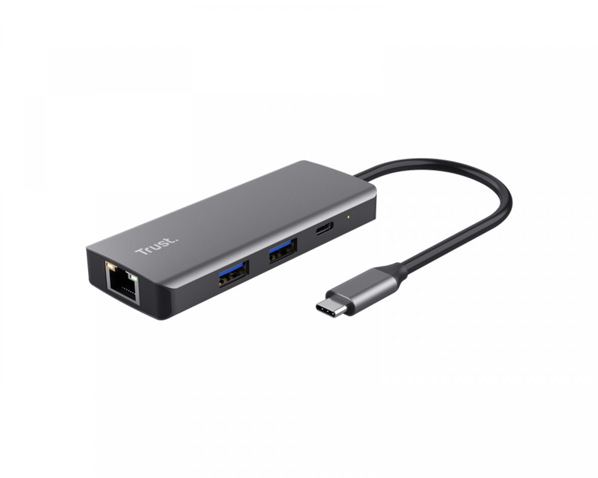 Trust Dalyx Multiport Adapter 6-in-1 - us.MaxGaming.com