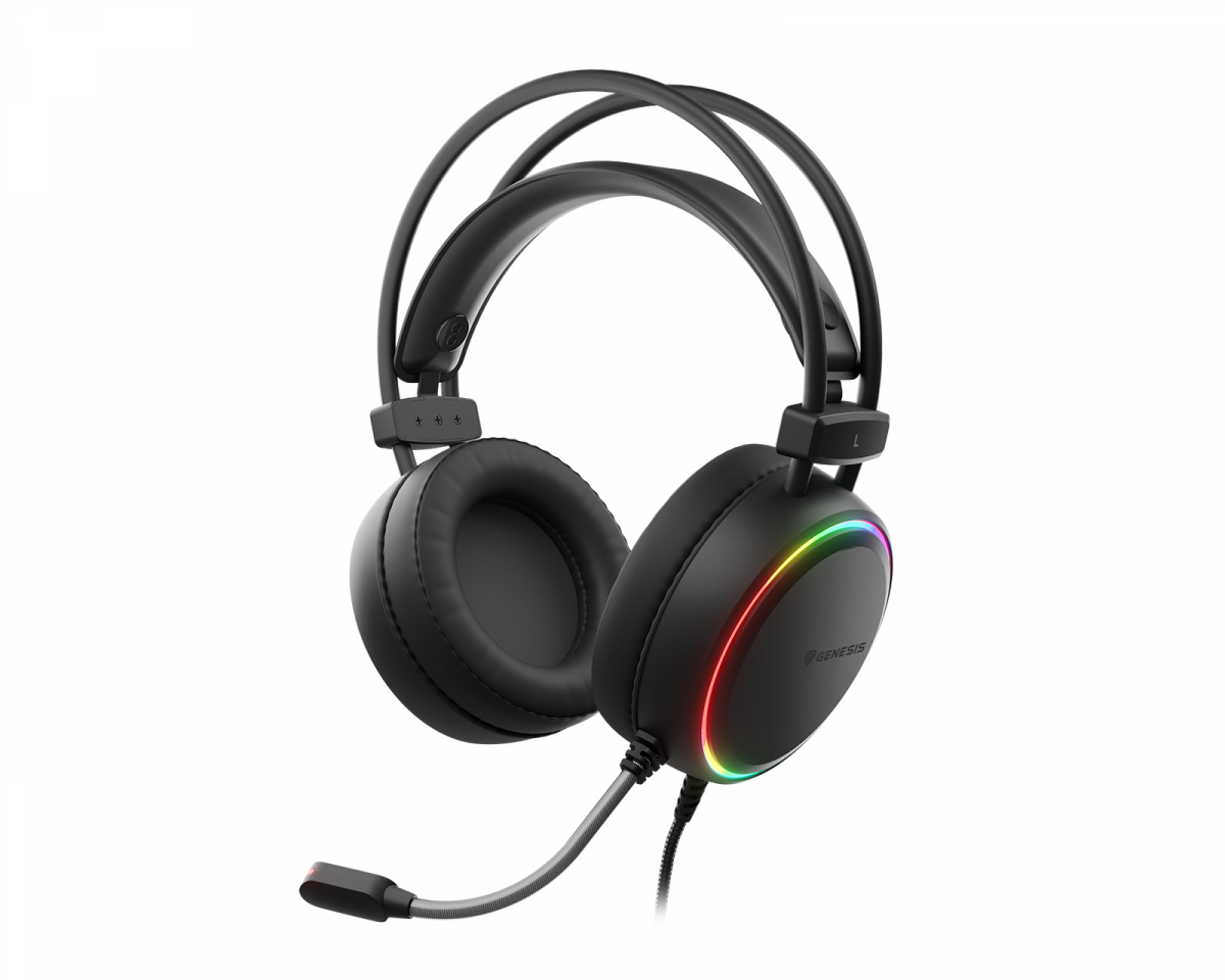 Genesis Neon 613 RGB Gaming Headset - Black - us.MaxGaming.com