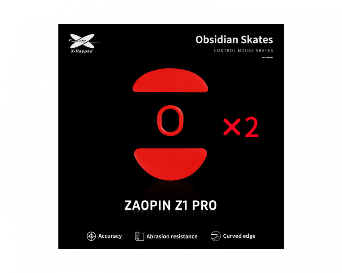 X-raypad Obsidian Mouse Skates for Zaopin Z1 PRO - us.MaxGaming.com