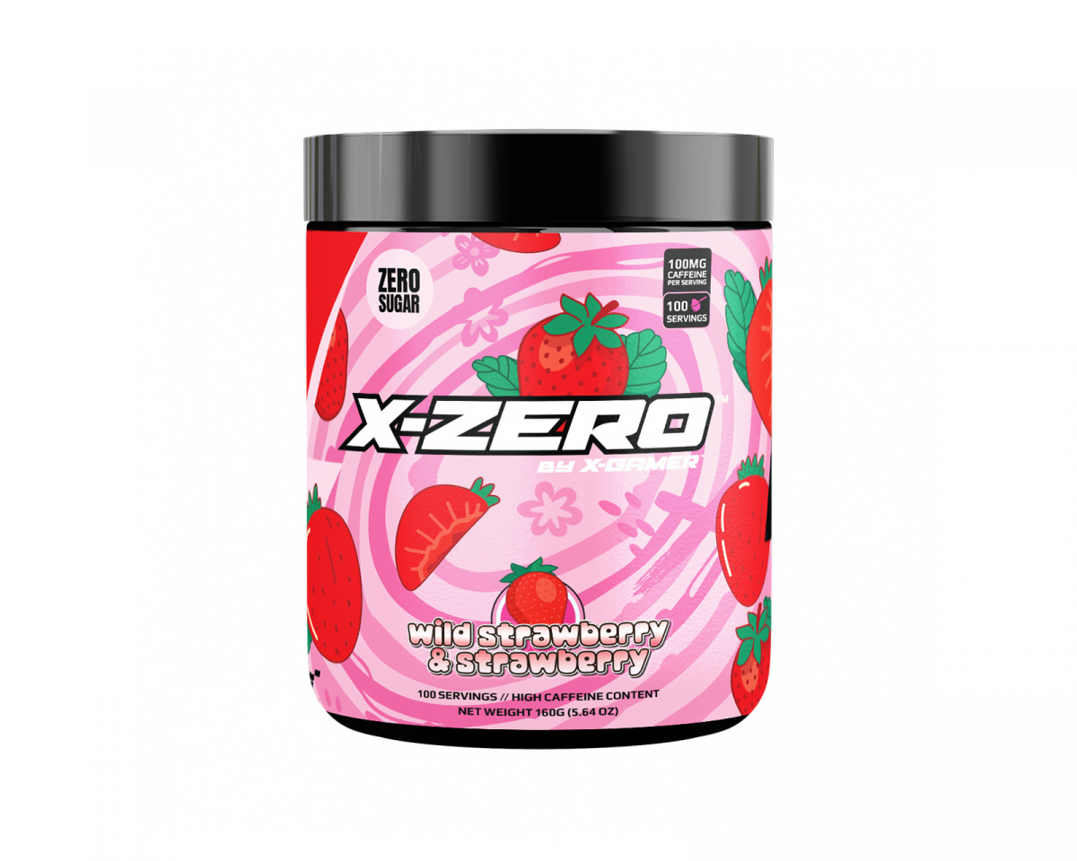 X-Gamer X-Zero Wild Strawberry & Strawberry - 100 Servings - us ...