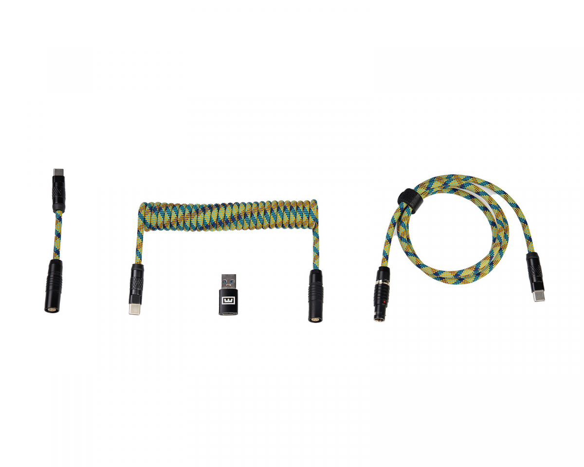 Wooting Detachable USB-C Coiled/Straight Cable Set - Lekker - us ...