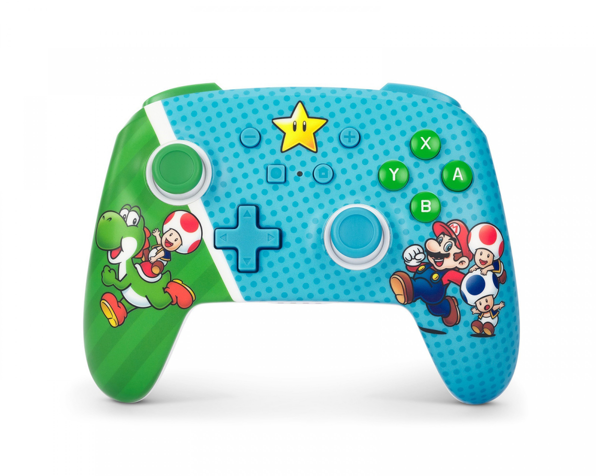 PowerA Enhanced Wireless Controller for Nintendo Switch - Super Star ...
