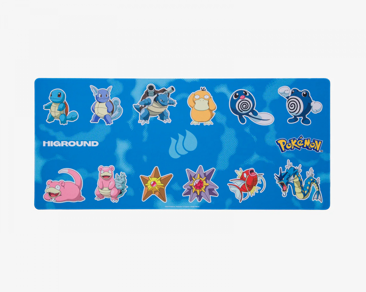 Higround Pokémon Gaming Mousepad - Water Type - XL - us.MaxGaming.com