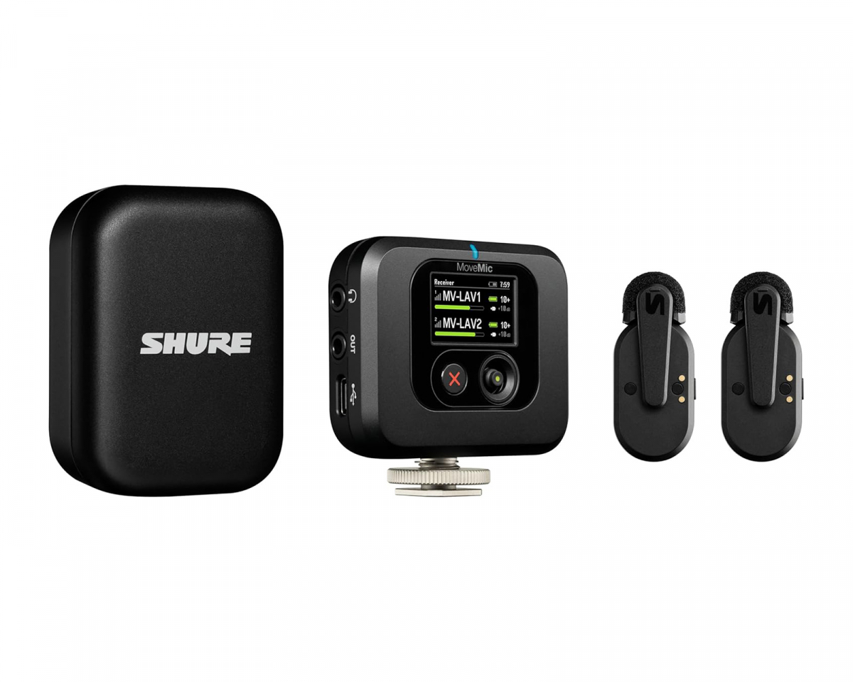 Shure MoveMic Two Receiver Kit - Wireless Microphone - us.MaxGaming.com