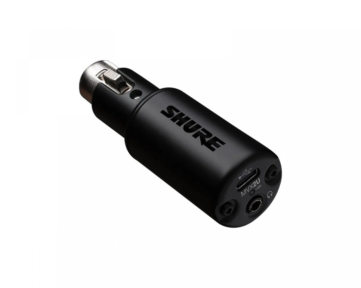Shure MVX2U - Digital Audio Interface - XLR to USB Adapter - us ...