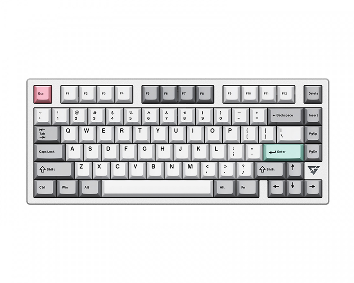 ATK V75K Aluminum Wireless Keyboard [Anya Linear] - Silver - us ...