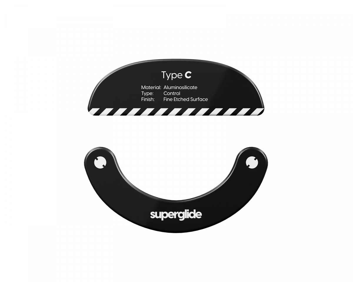 Superglide Glass Skates Type-C for X2 Series - Black - us.MaxGaming.com