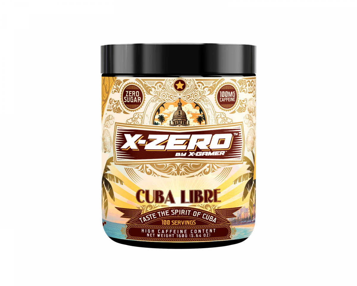 X-Gamer X-Zero Cuba Libre - 100 Servings - us.MaxGaming.com