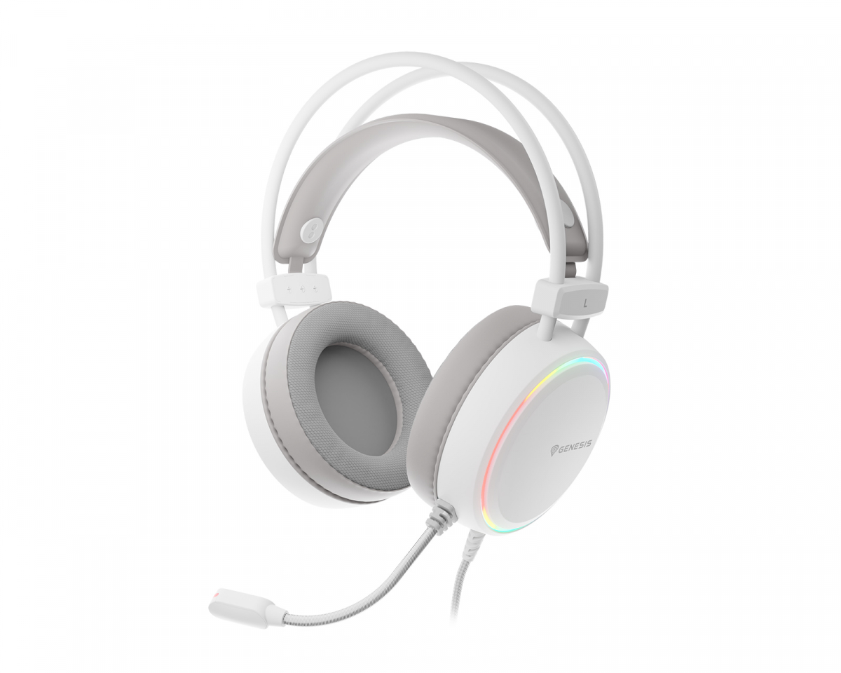 Genesis Neon 613 G2 Gaming Headset RGB - White - us.MaxGaming.com