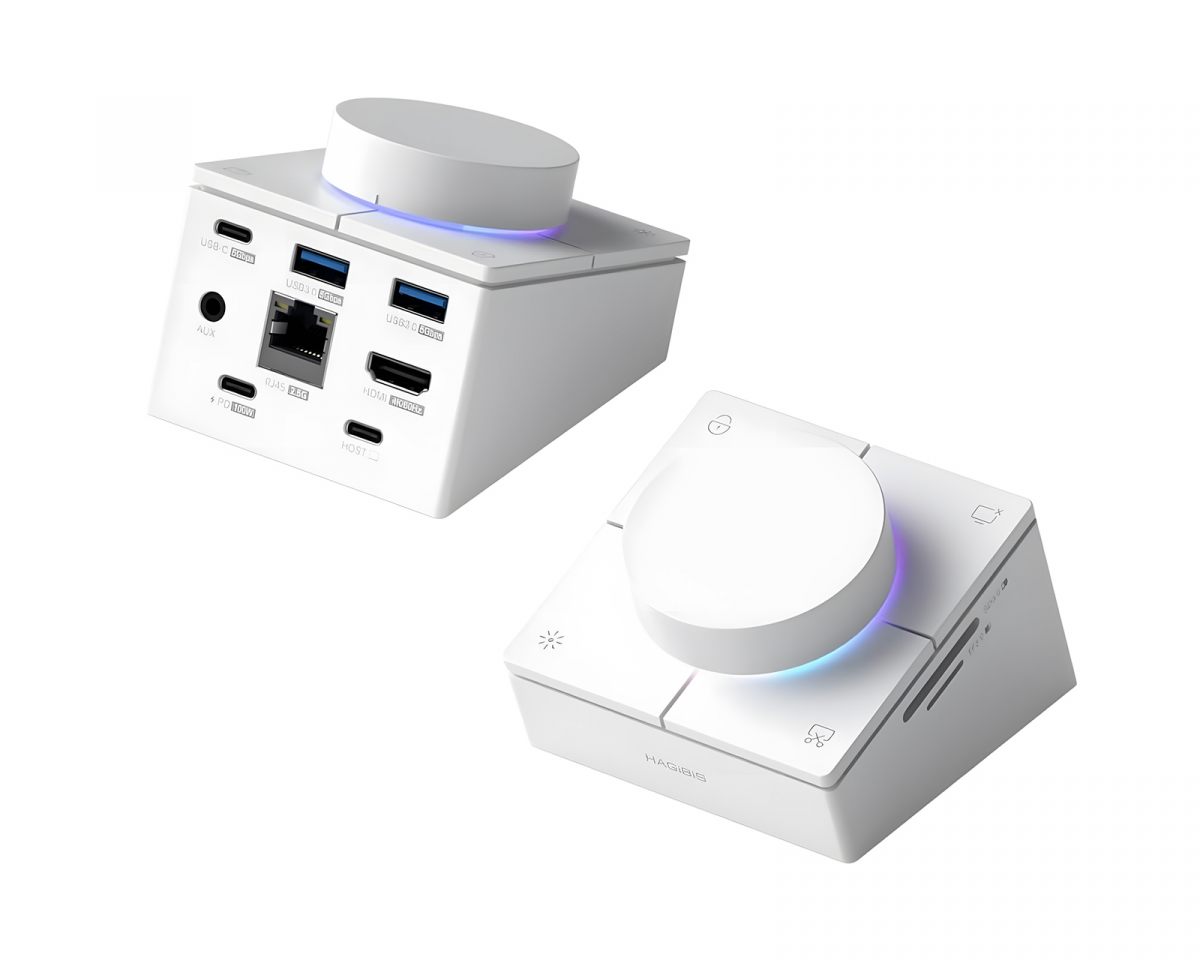 Hagibis USB-C Hub with Knob and Shortcut Buttons – 2.5G Ethernet Port ...
