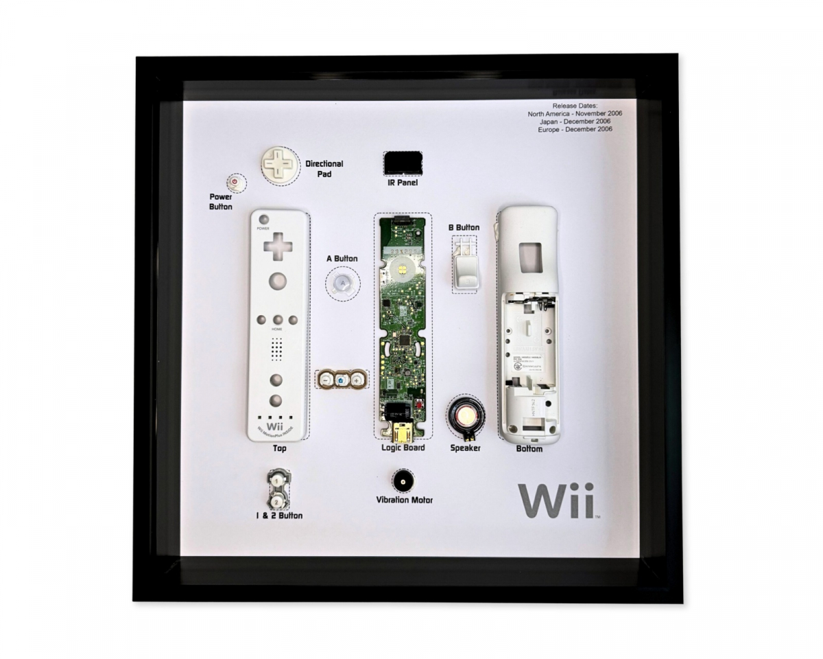 GRC Retro Art Nintendo Wii Remote Controller Display - Grey - us ...