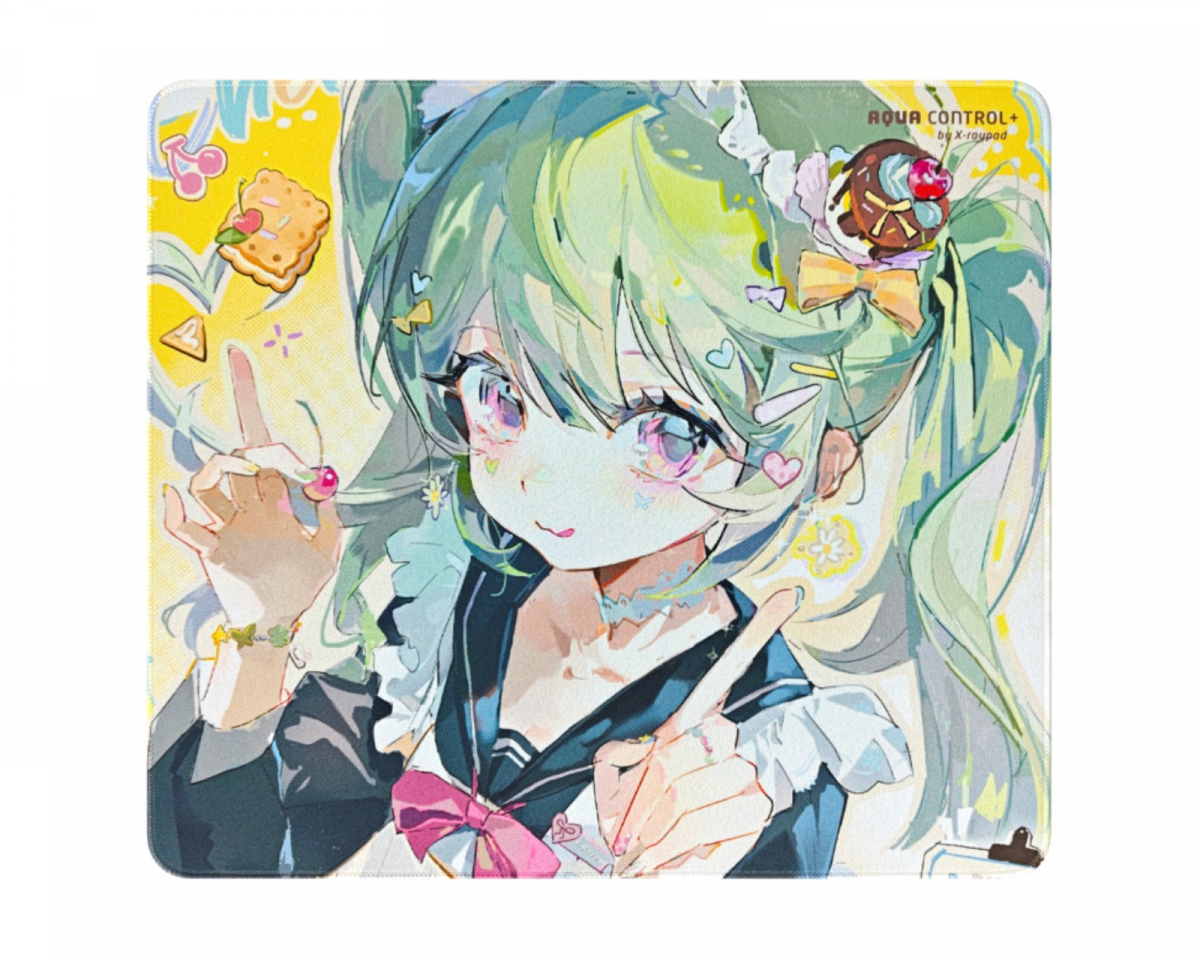 X-raypad Aqua Control Plus Gaming Mousepad - Mint Yellow - XL - us ...